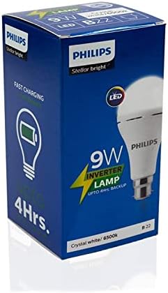 Buy Philips 9W B22 LED Emergency Bulb, Emergency Light For Power-Cuts ...