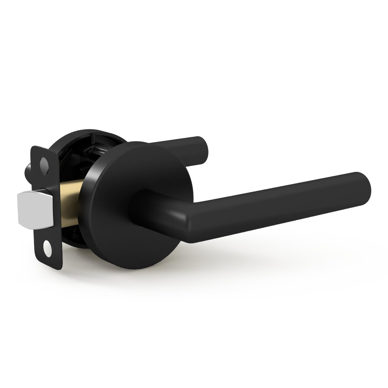 MEGA HANDLES - Ronn Passage I Lever Door Lock Handle Set for Hallway ...