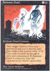 Magic: the Gathering - Animate Dead - Fourth Edition : Amazon.ca: Toys ...