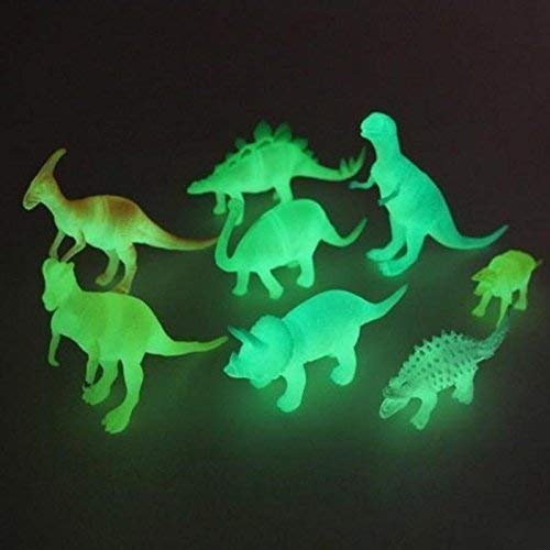 Buy ANG Radium Glow Dinosaur Action Figure Toys Set for Kids (Set of 8 ...
