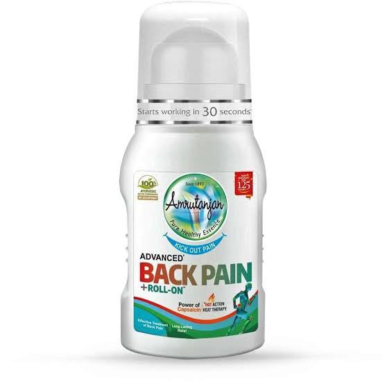 Amrutanjan back pain roll on 50 ml pack of 4 : Amazon.in: Health ...