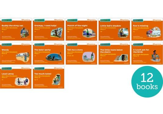 Orange Set 4 More Storybooks (Mixed Pack of 12) (Read Write Inc ...