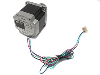 Amazon.com: ORIENTAL Vexta 2.8a DC 2.57v 2-Ph Stepper Motor C6838-9212K-C4 4-Wire 4-Pin Motor ...