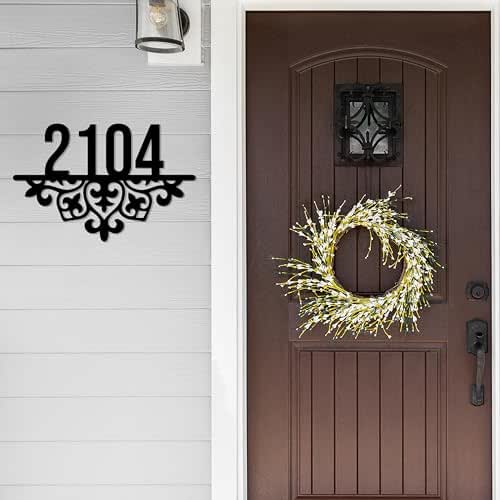 Amazon.com: Elegant Metal House Number Sign, Custom House Address ...