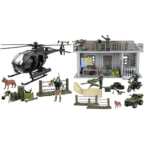 Click N Play Military Multi Level Command Center Headquarters 51 ...