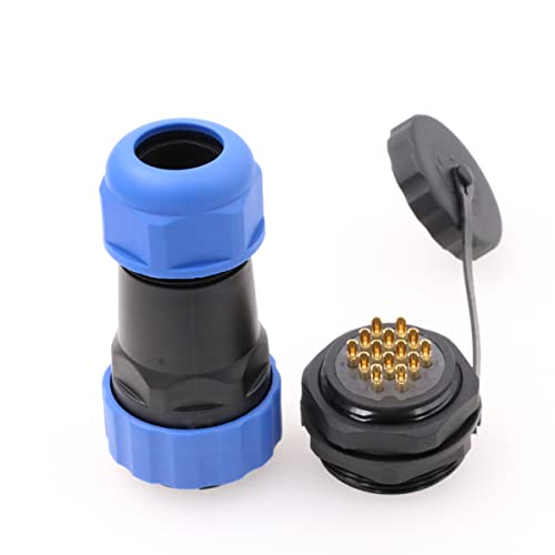 Eonvic SD28 14Pin Connector Aviation Plug Socket 28mm IP68 Waterproof ...