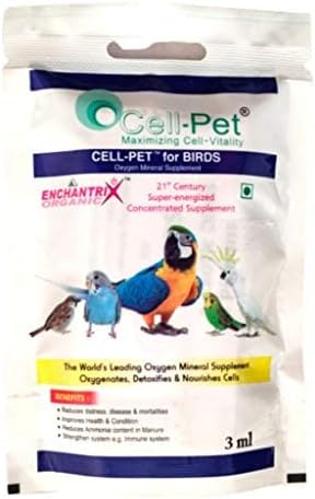 Cell-PET 3 ml for Birds & Exotic Birds [ Cell-Vitality ] Oxygen Mineral ...