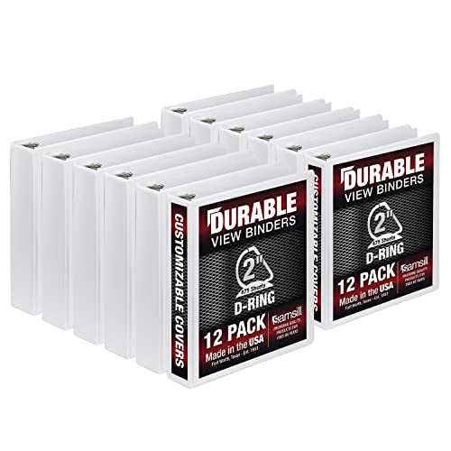 Snapklik.com : Durable 2 Inch Binder, Made In The USA, D Ring Binder ...