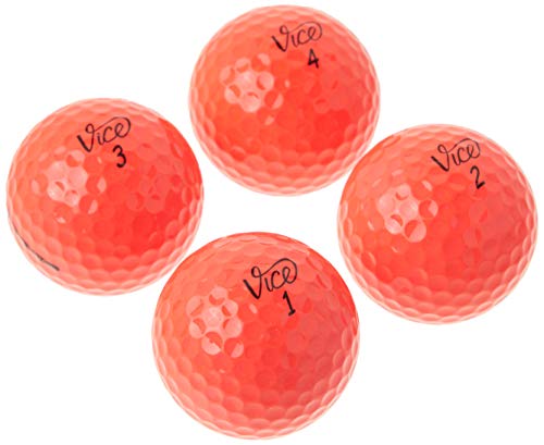 Vice Pro Plus Golf Balls, Red (Package May Vary) - Want It All