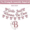 Amazon.com: Girls Just Wanna Be One Banner - Girls 1st Birthday ...