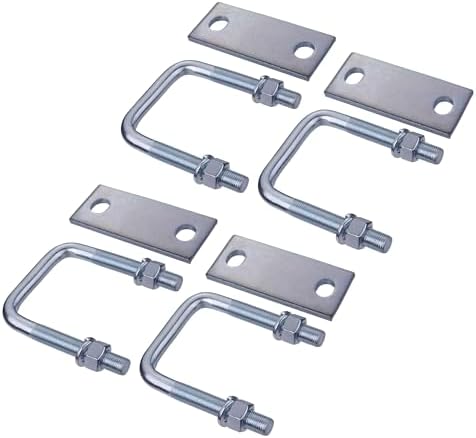 Amazon.com: JEGS Leaf Spring Clamp Kit | Locks Leaf Springs Together ...