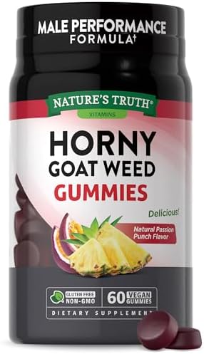 Amazon.com: Nature's Truth Horny Goat Weed Gummies | 60 Count | with ...