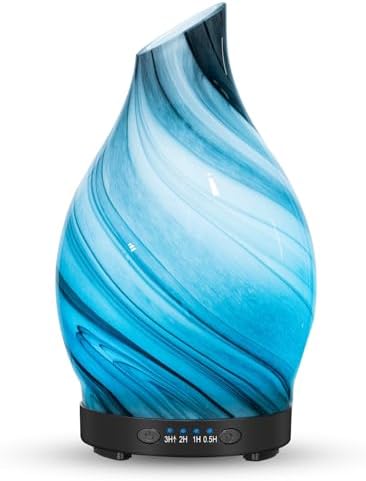 Amazon.com: ESTINHME Essential Oil Diffuser 150ml Small Aromatherapy ...