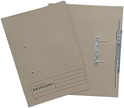 Eastlight Transfer Spring File, 38mm Foolscap, Colour Buff, Box 25 ...