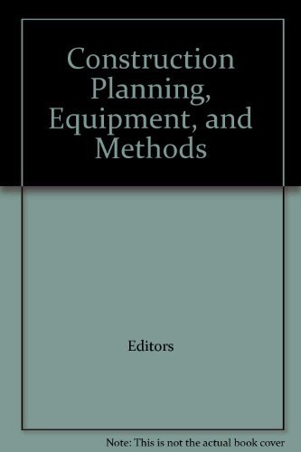 Construction Planning, Equipment, and Methods : NA: Amazon.in: Books