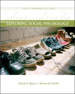 Exploring Social Psychology, First Edition: David Myers: 9780070971974 ...
