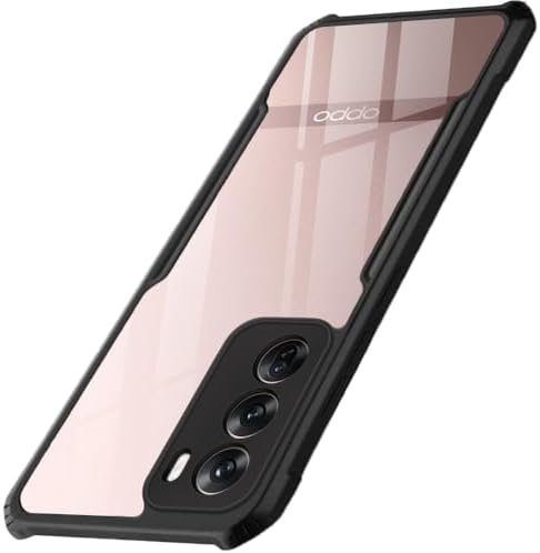 Spazy Case® Oppo Reno 12 Pro 5G Back Cover | Transparent Crystal Clear ...