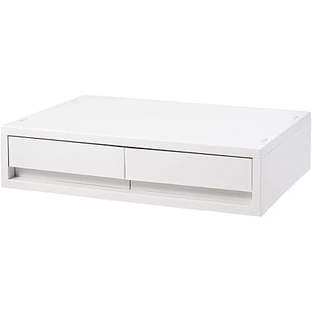 Muji Polypropylene 2 Drawers Storage Box, A4 size, 26 cm Width x 37 cm ...