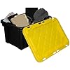 Amazon.com - HDX 27 gal. Strong Box Plastic Storage Tote in Black and ...