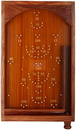 Buy Shriji Crafts Bagatelle Traditional Wooden Pinball Game ...