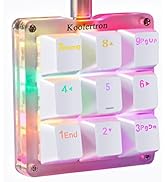 Amazon.com: Koolertron Single-Handed Macro Mechanical Keyboard with RGB ...