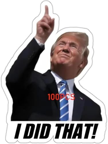 Amazon.com - 100pcs Trump I Did that Stickers Gas Pump Stickers Decal ...