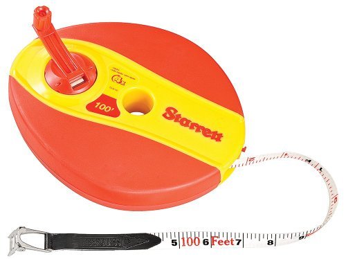 Starrett KTS538-100-N ABS Plastic Yellow and Red Case Open Reel ...