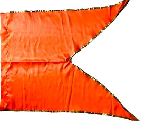 Buy Sheela ad Makers by Plain on silky satin fabric in Saffron ...