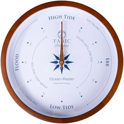 Tabic Planeteco Ocean Master Tide Clock - Stylish Home Decor Accessory ...