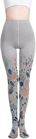 Generic Premium Velvet Colorful Artistic Dotted Patterned Tights for ...