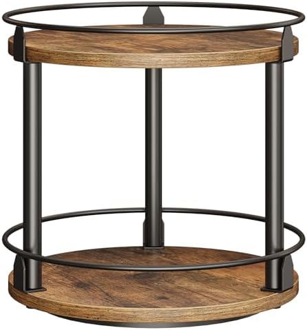 Amazon.com: YATINEY Lazy Susan, 2 Tier Lazy Susan Organizer, Lazy Susan ...