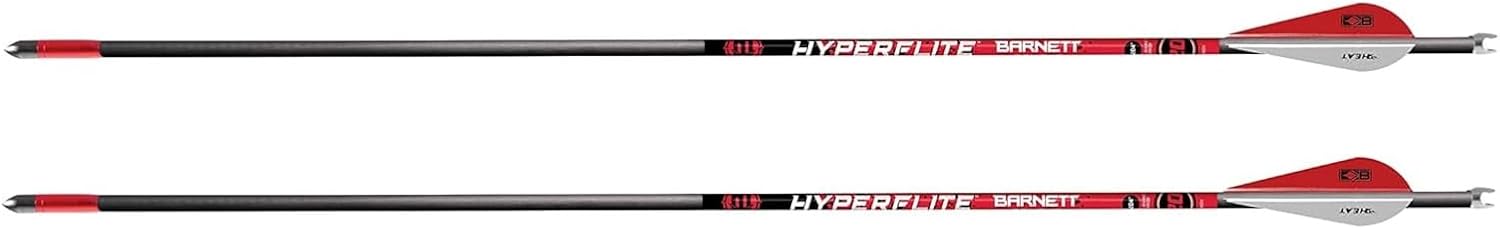 Amazon.com : Barnett Crossbows Hyperflite 20" Arrows 10pk Red/Wht Heat ...