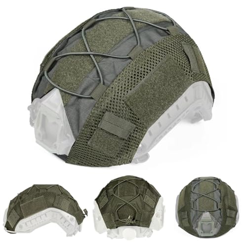 OD Green Tactical Fast Helmet Cover for Airsoft Combat Helmets MH/BJ/PJ ...
