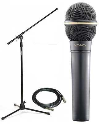 Electro-Voice N/D767a Dynamic Supercardioid Vocal Microphone : Amazon ...