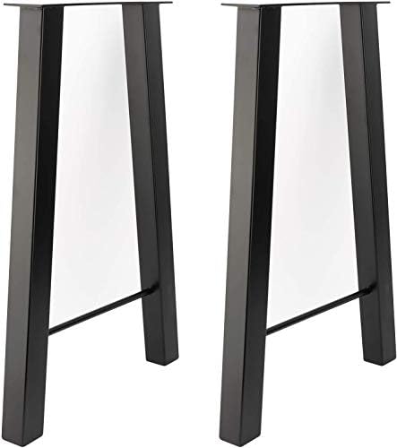 Metal Legs for Table V Shape 28" H Tall Metal Table Leg Heavy Duty ...