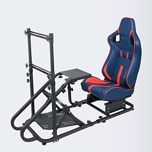 Amazon.com: DIWANGUS Racing Simulator Cockpit with Chair Leather Sim ...