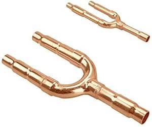 Amazon.com: Copper VRV VRF Air Conditioner Y Branch, Y Joint, Branch Piping, Refnet Pipe, Joint ...