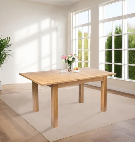 Artisan Furniture Extendable Butterfly Dining Table with Straight Legs ...