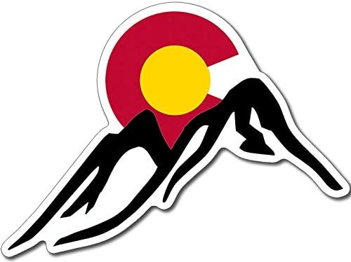Amazon.com - Colorado Mountains Sticker (Destination Decals, State of ...