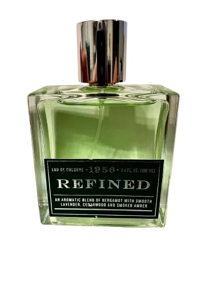 Amazon.com : Refined Eau de Cologne - 1956 - For Men, 3.4 FL OZ, 100 ml ...