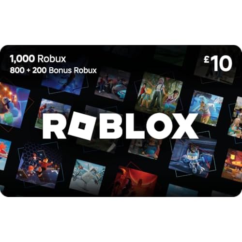 Roblox Digital Gift Card - 1,000 Robux Digital Video Games - Cheapest ...
