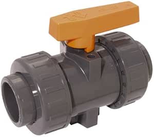 AIR-PRO - 1/2" ID ABS BALL VALVE DOUBLE UNION - ABS, Ball Valves ...