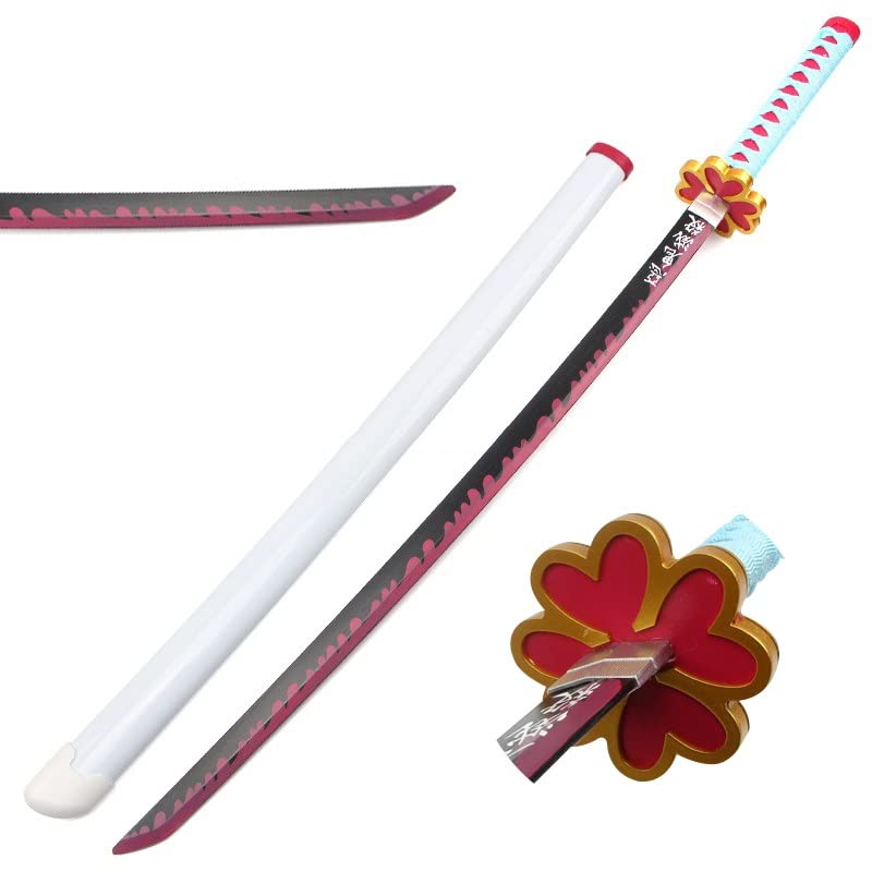 Demon Slayer Cosplay Samurai Anime Wood Sword Kanroji Mitsuri Samurai ...