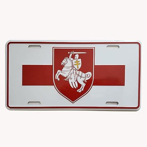 Amazon.com: Belarus Decorative Front License Plate Car Plate : Handmade ...