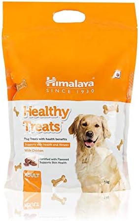 Buy Himalaya Healthy Dog Treats Adult, Dry,Chicken, 1 KG Online at Low ...