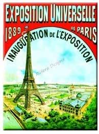Amazon.com: Cartexpo - MAGNET PARIS EXPOSITION UNIVERSELLE 6 x 8 ...