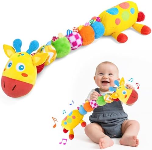 Amazon.com: Baby Toys Musical Giraffe, Baby Musical Stuffed Sensory ...