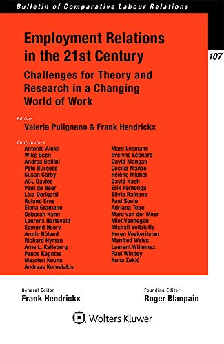 Employment Relations in the 21st Century: Challenges for Theory and ...