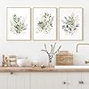 Amazon.com: Joocrise Watercolor Botanical Wall Art Set of 3 Boho Floral ...