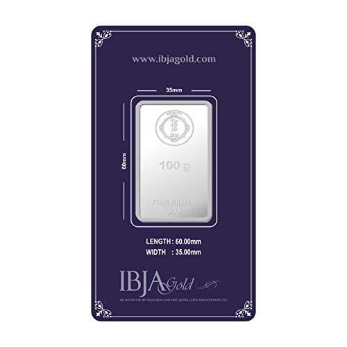 Buy IBJA Gold Investment 100 gm Silver Coin Frames for Women ...